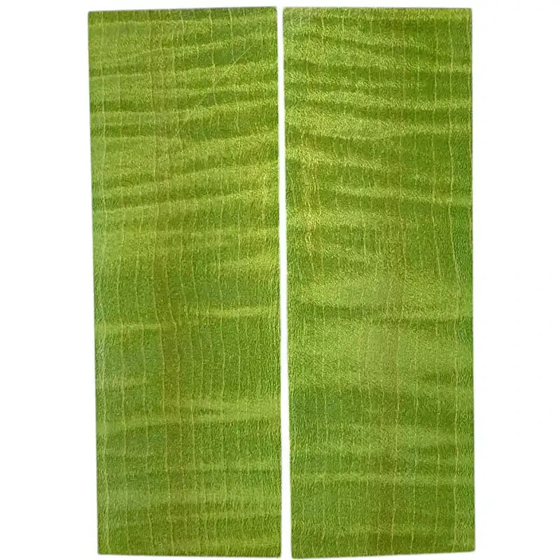 Curly Maple Scales- GREEN- Raffir® Wood