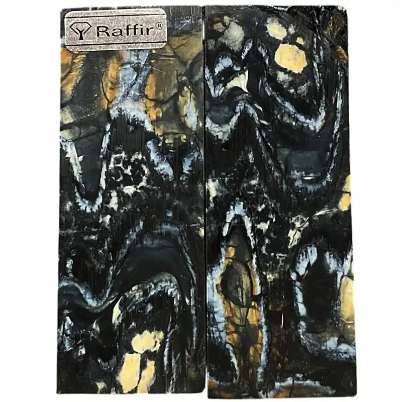 Mammoth Molar Scales- BLACK Y-CUT- 1/8" x 1.4" x 3.7"- YCUT2- Raffir®