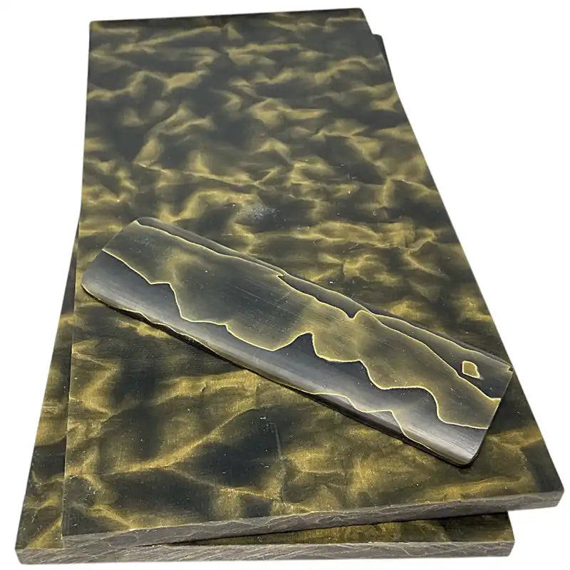 Raffir® Noble Curly Brass Composite- BLACK- Sheets