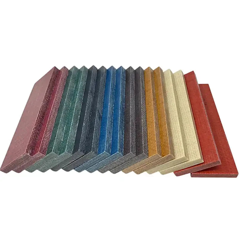 Vibe Composites- Jute Micarta (8 pairs)- Sample Pack