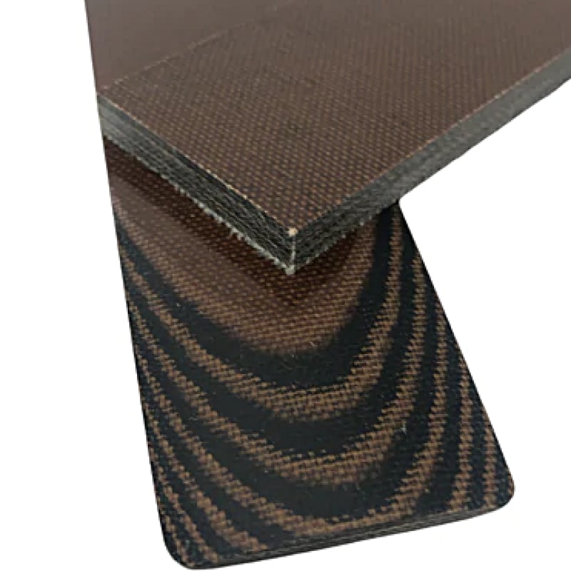 Canvas Micarta Knife Handle Scales- BROWN & BLACK