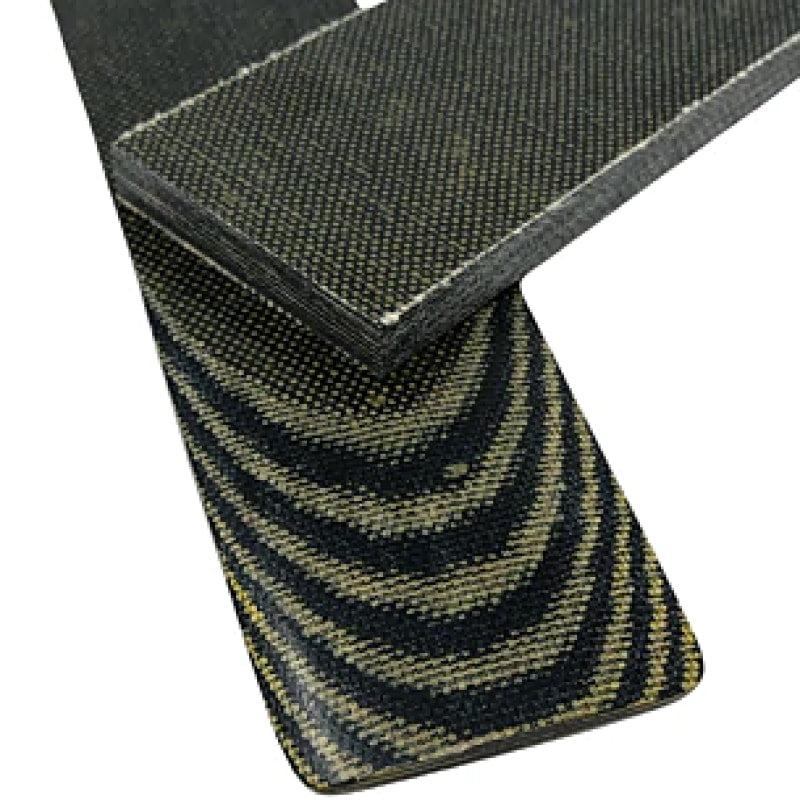 Canvas Micarta Multicolor Scales- OD GREEN & BLACK