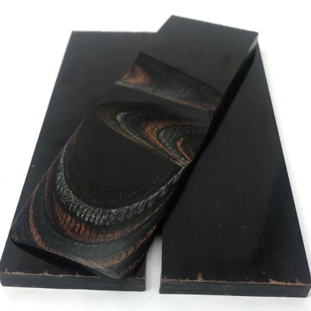 DymaLux "COFFEE" Laminated Wood Knife Handle Scales Slabs- 1/4" x 1.5"