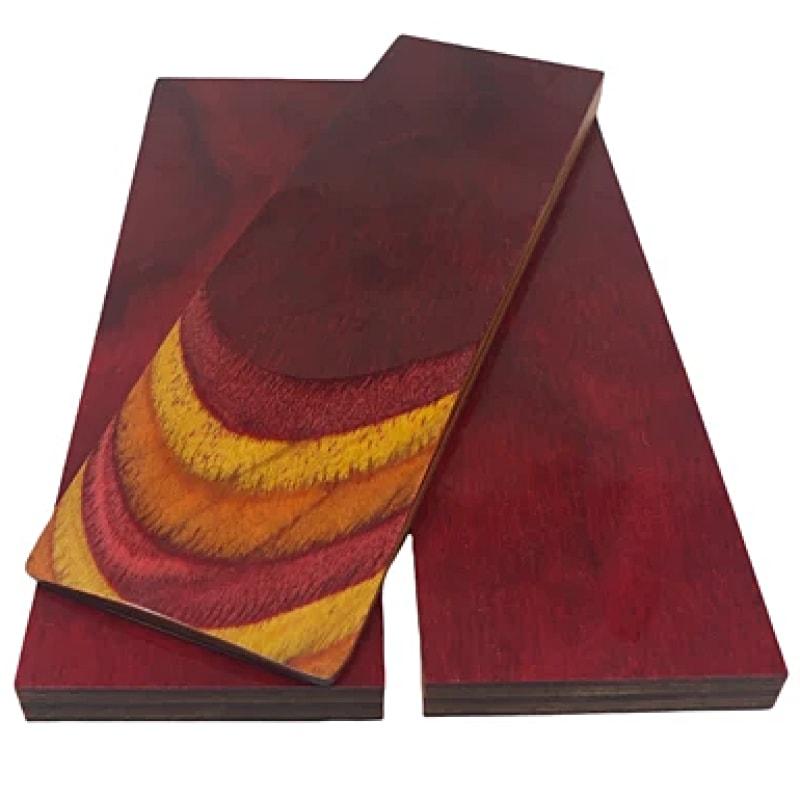 DymaLux "SUN DEVIL"- Laminated Wood Scales