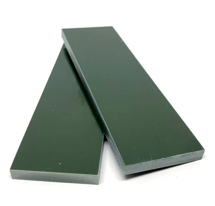 G10 Knife Handle Scales- FOREST GREEN