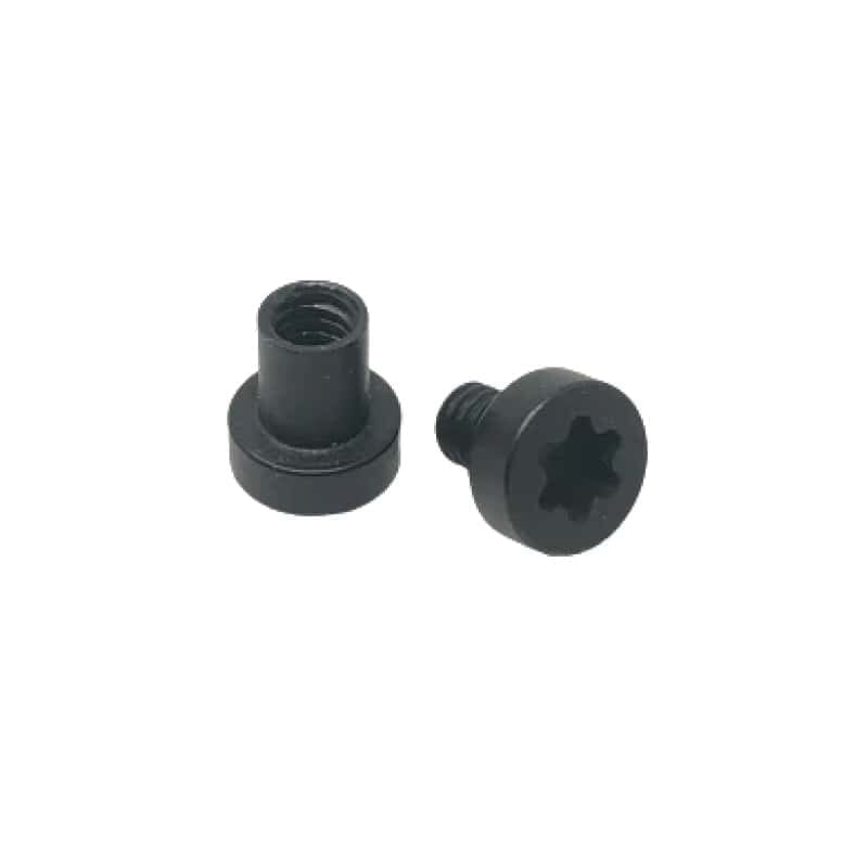 Gulso Bolts- Black QPQ/Stainless Steel- Knife Handle Fasteners- 1/4" M