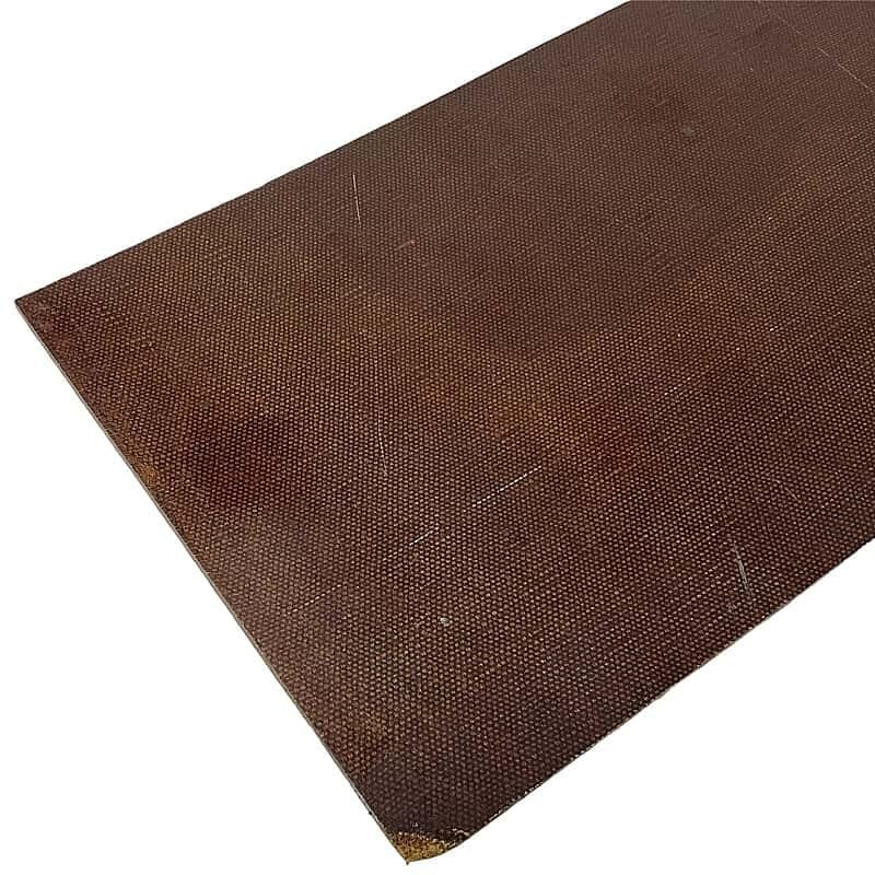 Vintage 90's Canvas Micarta- NATURAL BROWN- .11-.15"- Scales and Sheet