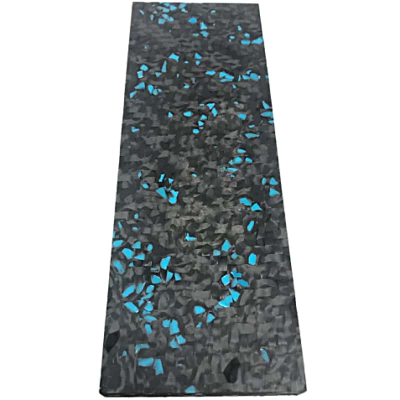 Turquoise RockyWaves Carbon Fiber- by CarbonWaves
